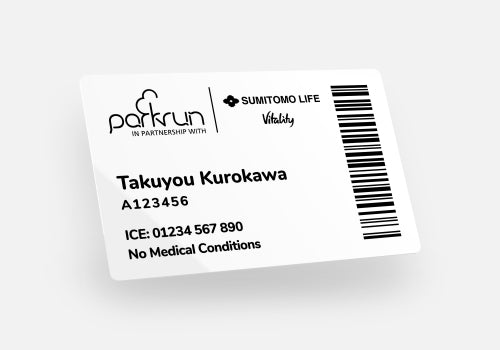 parkrun Japan IDカード – parkrun Asia Pacific