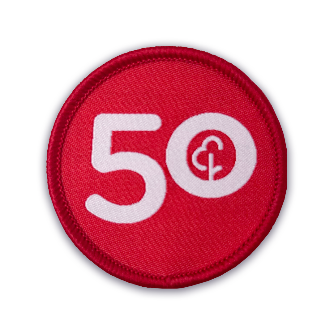 Run/Walk 50 Milestone Woven Patch – parkrun Asia Pacific